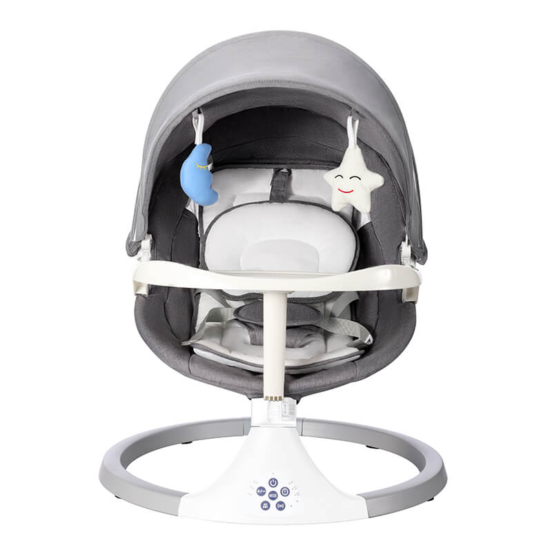 Smart Baby Swing Cradle Rocker/ Bouncer Seat with Dinning Table-Grey ...